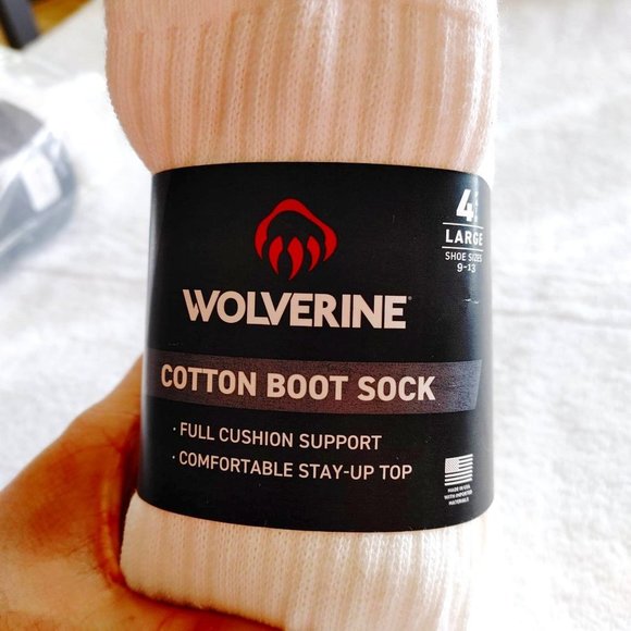 Wolverine | Underwear & Socks | 52 Wolverine 4pack Of Cotton Boot ...